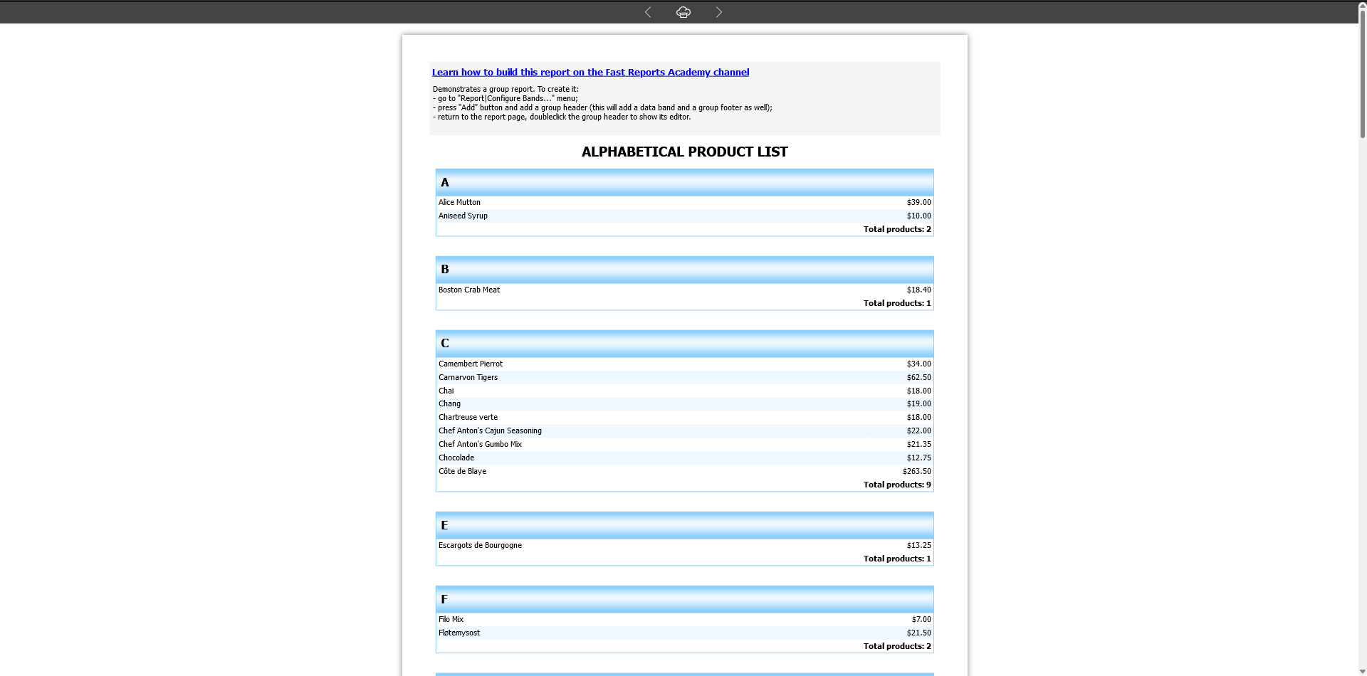 Documents | FastReport Cloud