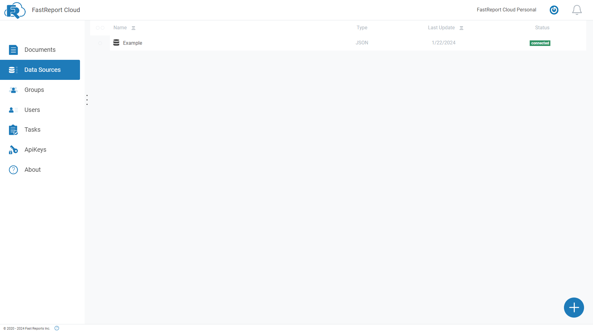 Data sources | FastReport Cloud