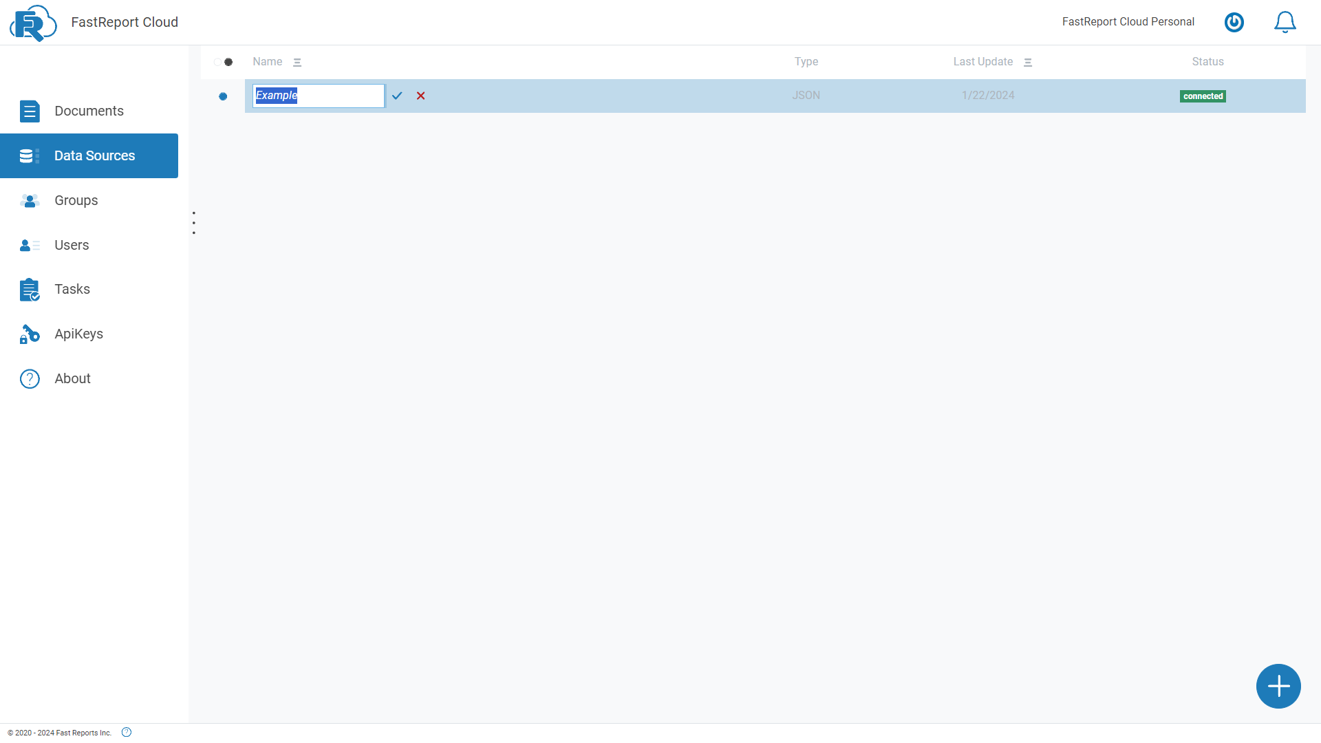 Data sources | FastReport Cloud