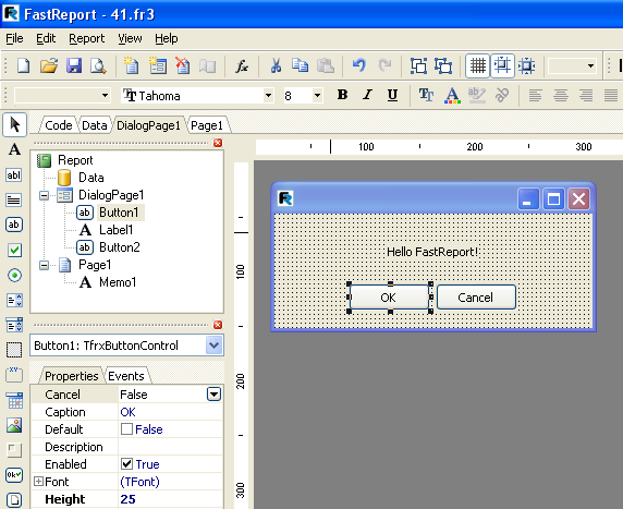 Dialogue forms | FastReport FMX