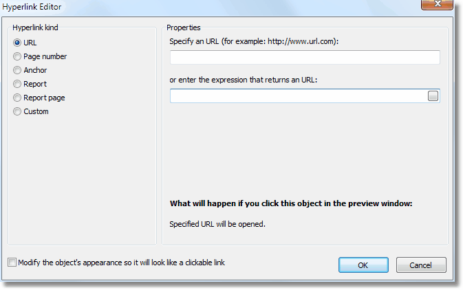 Hyperlink Configuration Fastreport Fmx 