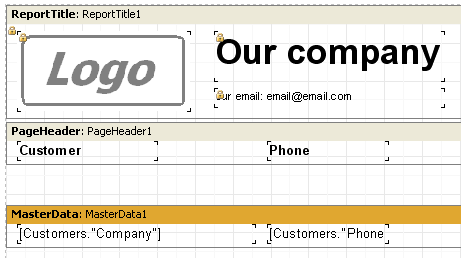 Creating a base report | FastReport FMX