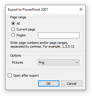 Export to PowerPoint 2007 | FastReport .NET