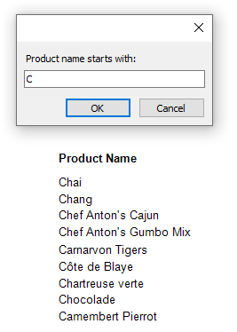 Example 5. Simple filter | FastReport .NET
