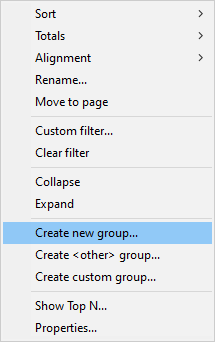 Grouping | FastReport VCL
