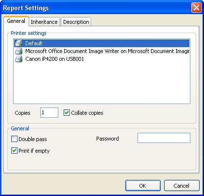 Report settings | FastReport VCL