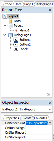 Managing dialogue forms | FastReport VCL