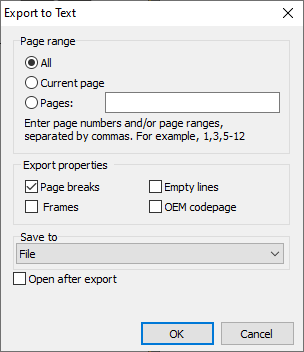 Export to Text Format | FastReport VCL