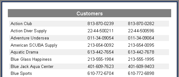 Coloring alternate data rows | FastReport VCL