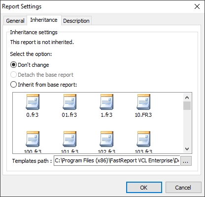 Report settings | FastReport VCL