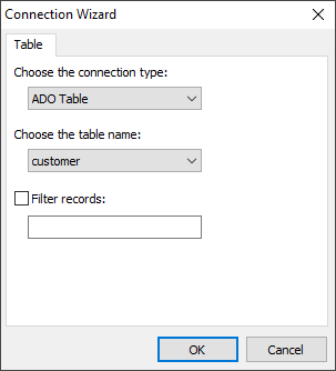 New table wizard | FastReport VCL