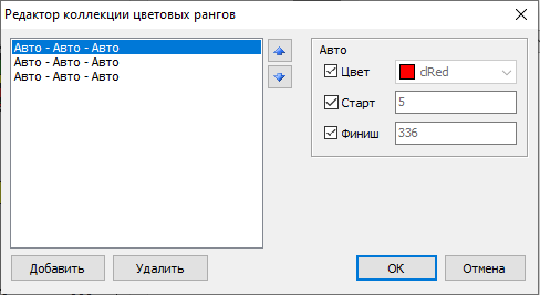 Выделение данных цветом | FastReport VCL