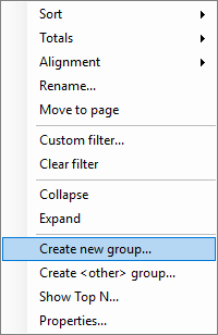 Grouping | FastCube .NET