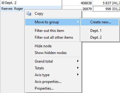 Grouping | FastCube VCL