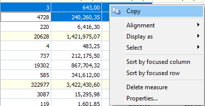 Data export | FastCube VCL