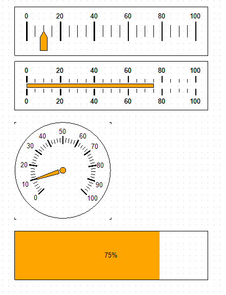 Gauge objects | FastReport Desktop