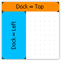 Dock property | FastReport Desktop