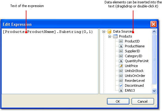 Expression editor | FastReport Desktop