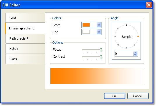 Border and fill | FastReport Desktop