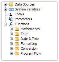 Functions | FastReport Desktop