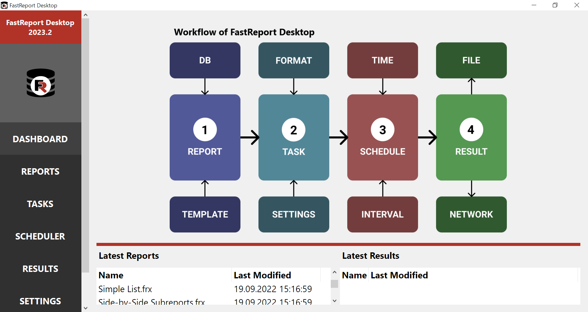 FastReport Desktop manager | FastReport Desktop