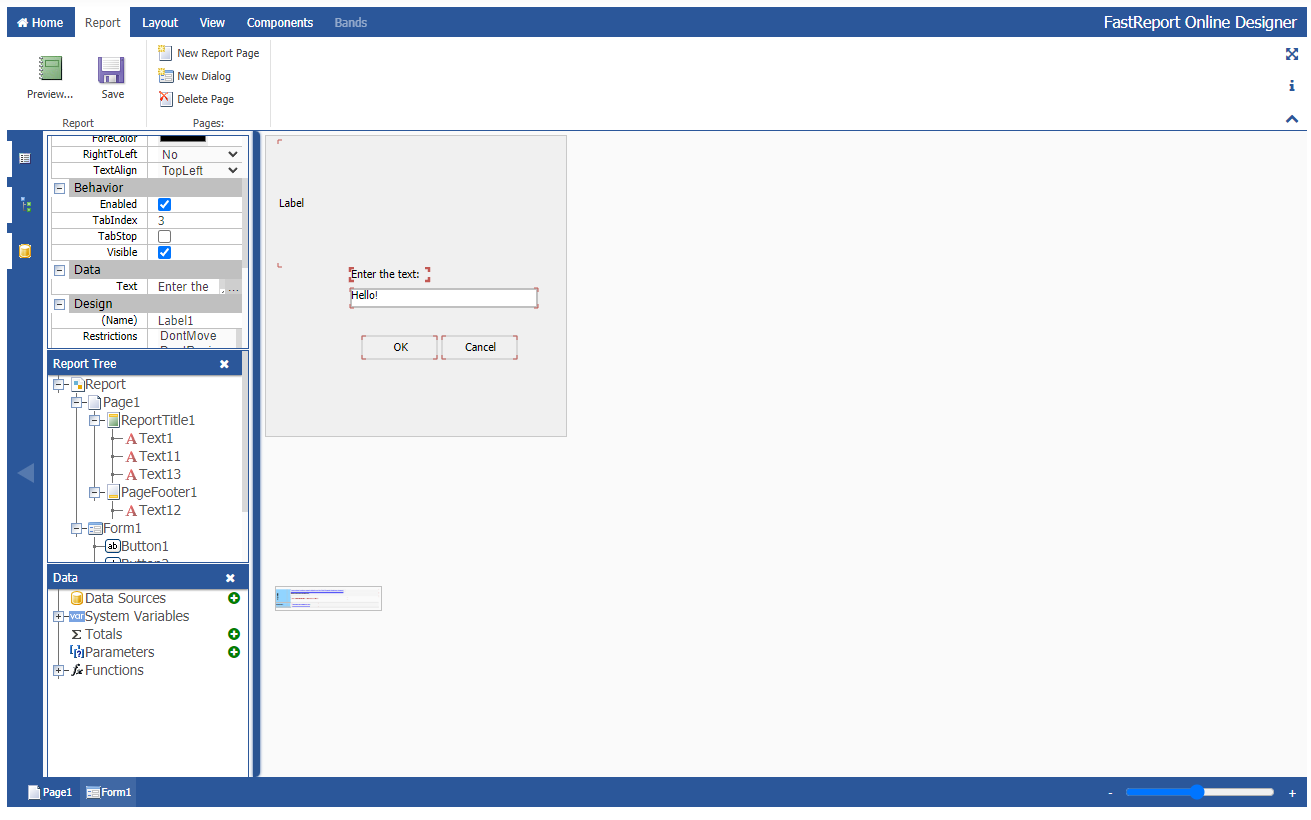 Visual Report Document Template Designer For Fastreport Net And Fastreport Mono Fast Reports