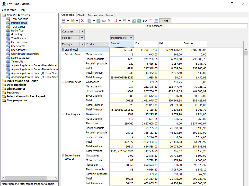 OLAP pivot cube library for Delphi 2010-XE8, RAD Studio 10-11,and ...
